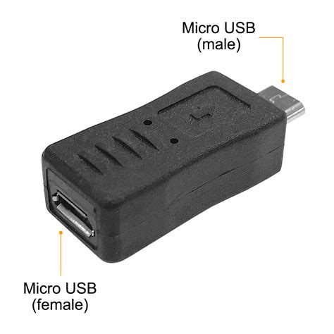 Micro USB Extender Adapter Male To Female