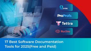 17 Best Software Documentation Tools For 2025 Free Paid