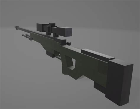 Free Stl File Minecraft Awm 🔫 ・3d Print Design To Download・cults