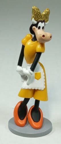 Vintage Disneys Clarabelle The Cow Figure Figurine Cake Topper Rare 4683627225