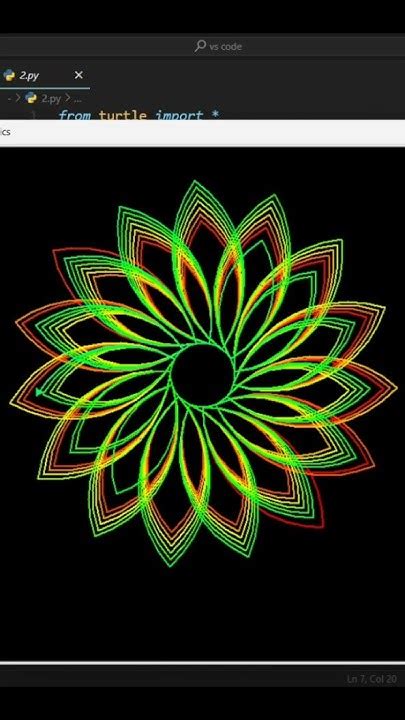Animation Graphics Part 2 Using Python Turtle Viralvideo Shorts New