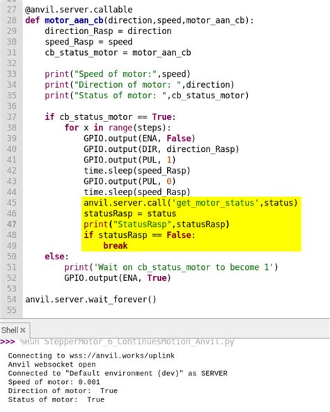 Interrupt For Loop On Raspberry Pi Anvil Qanda Anvil Community Forum