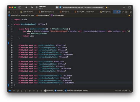 Ios Loading Nib Fails Once Outlets Are Connected Stack Overflow
