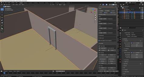 How To Create Door Between Two Rooms Using Archimesh Blender Stack