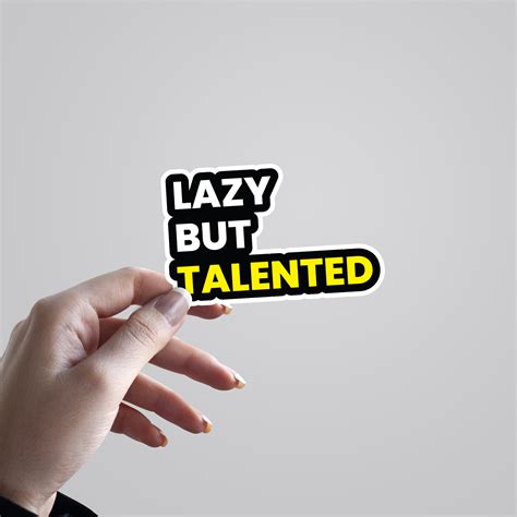 Lazy But Talented Stickers Embrace Quirky Skills With Humorous Decals