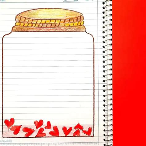 کادر دفتر مشق کلاس اول با ایده های ساده برای نقاشی