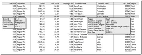 Display All Fields Of A Row In Large Excel Tables Clearly And Simply