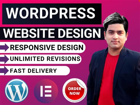 responsive wordpress website design using elementor pro upwork