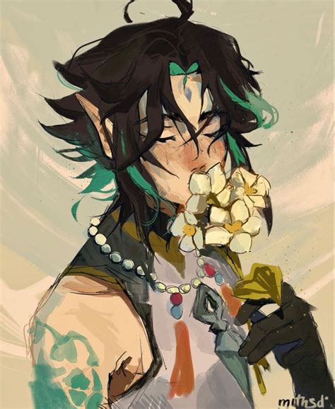 Adeptus Xiao Character Drawing Drawings Cool Art