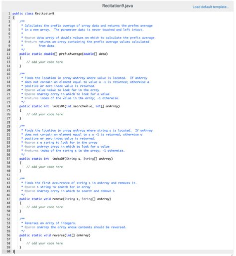 Solved 716 Recitation 9 Arrays The Ith Prefix Average The