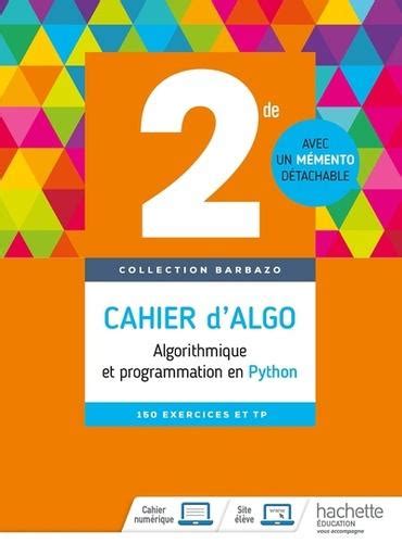 📖 Cahier Dalgo 2nde Algorithmique Et Programmation En Python Occasion