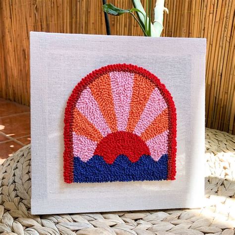 Punch Needle Wall Decor Punch Needle Wall Hanging Tufted Wall Decor