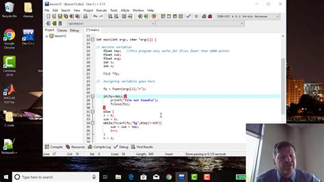 Learn C Lesson 12 Youtube
