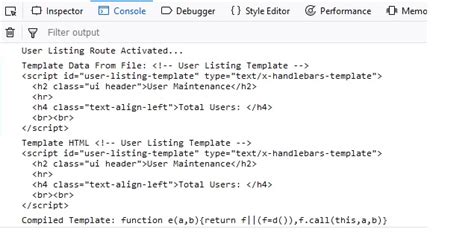 Javascript Handlebars Template Not Rendering Can See Html In