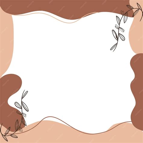 Premium Vector Aesthetic Leaf Background