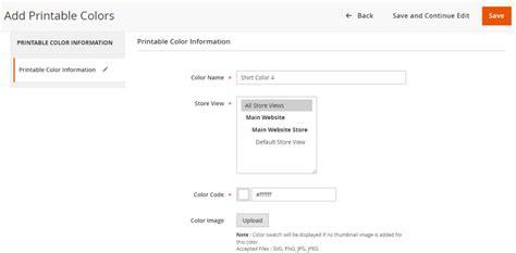 Printable Colors From Backend 2 Printxpand