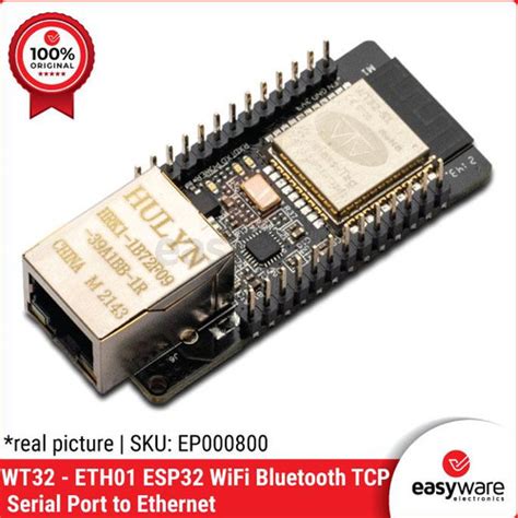 Jual Wt32 Eth01 Esp32 Serial Port To Ethernet Wifi Bluetooth Wt32 Eth01 Jakarta Utara