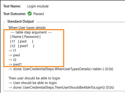 specflow table conversion