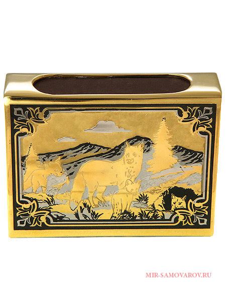 Футляр для спичек "Удачной охоты "Лиса с лисятами" Златоуст купить в ...