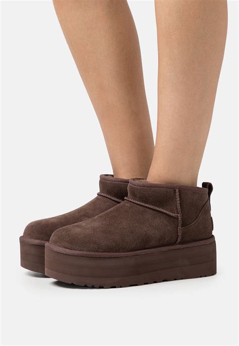 Ugg Classic Ultra Mini Ankle Bootciemnobrązowy Zalandopl