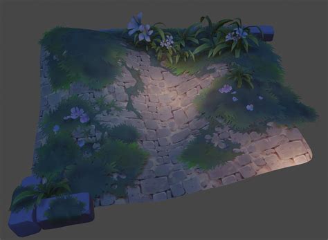 Garden Grass Path Roger Trootman3d Geraud Soulie 2d