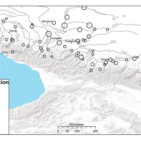 Spatial Distribution Of Variation Coefficient Cv Of Annual Peak