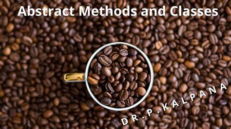 Abstract Methods And Classes Youtube