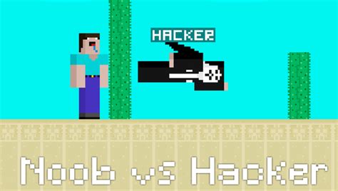 Noob Vs Hacker Play Noob Vs Hacker Online For Free On GamePix Noob Vs