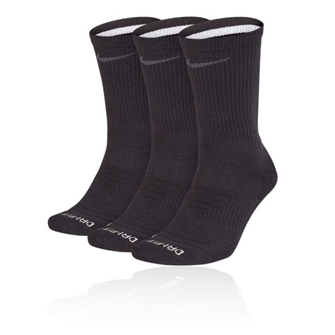 Nike Pro Everyday Max Cushioned Training Crew Socks 3 Pack Ho19
