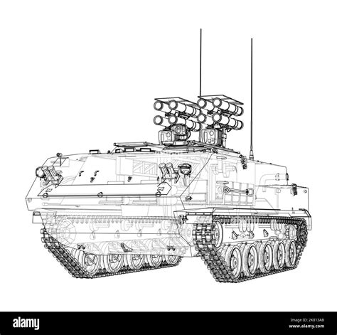 Armored Vehicle Movement Stock Vector Images Alamy