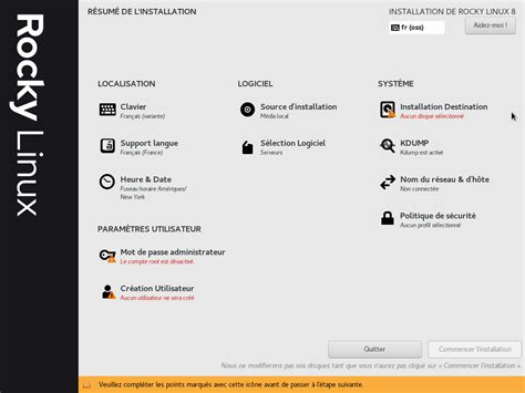 Installer Un Système De Base Rocky Linux 8 Le Blog Technique De