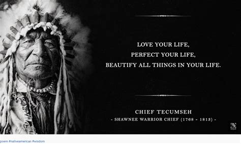 Great Life Quotes ‘so Live Your Life Shawnee Chief Tecumseh 1768