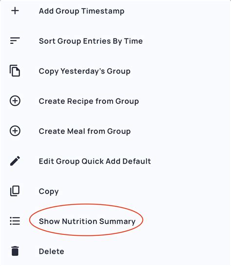 Mobile Diary Groups Cronometer