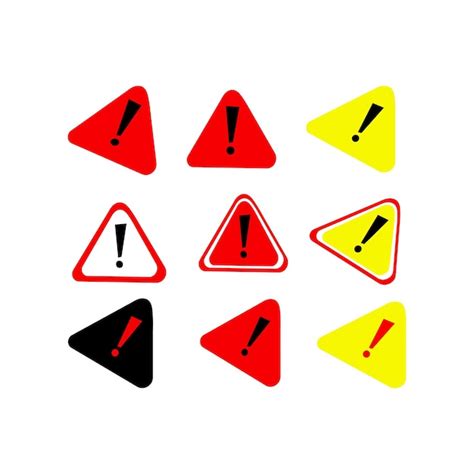 Premium Vector Red Alert Sign Warning