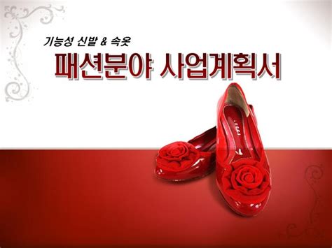 패션분야 사업계획서기능성 신발 속옷 비즈폼 샘플양식 다운로드