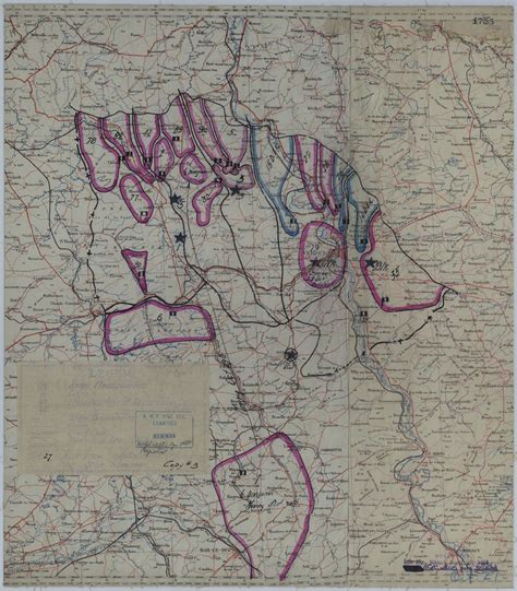 Map Of Divisional Positions On October 27 1918 Harry S Truman