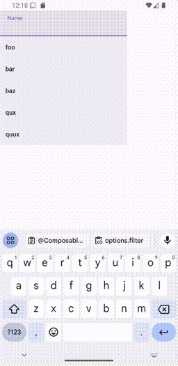 Android Autocomplete Composable Unable To Type While Popup Is Visible Stack Overflow