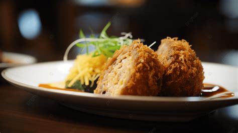 닭고기 두 조각이 있는 갈색 접시 쇠고기 감자 고로케 고화질 사진 사진 음식 배경 일러스트 및 사진 무료 다운로드 Pngtree