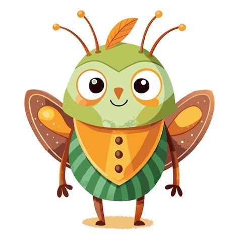 Cartoon Illustration Of Spittlebug Vector Premium Ai Generated Image