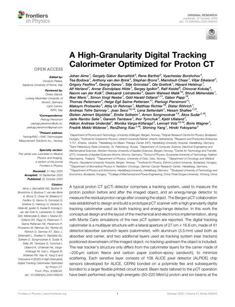 Pdf A High Granularity Digital Tracking Calorimeter Optimized For