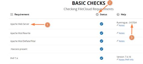 Basic Checks FileCloud Docs