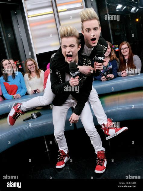 Toronto Canada 14th January 2013 Irish Identical Twins Pop Duo Jedward John Grimes And