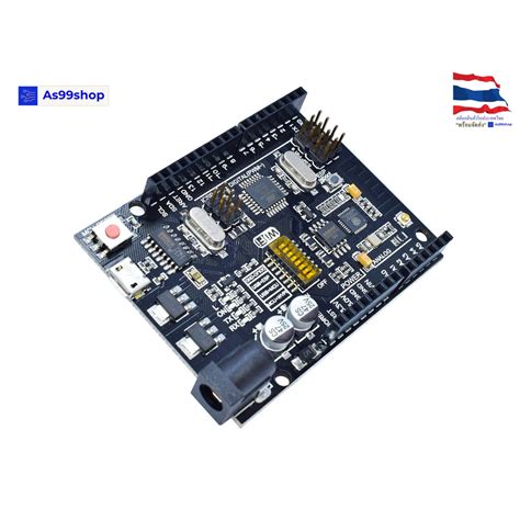 Wifi R3 Atmega328pesp8266 32mb Memory Usb Ttl Uno Shopee Thailand