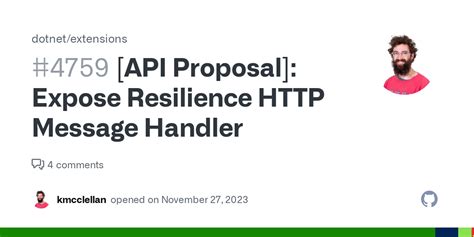 [api proposal] expose resilience message handler · issue 4759
