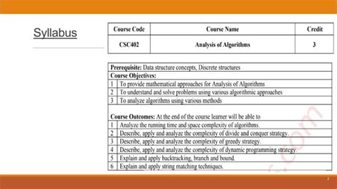 Analysis Of Algorithm Big Oh Notationomega Notation Theta Notationperformance Analysisgrowth