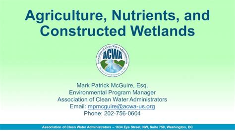 Pdf Agriculture Nutrients And Constructed Wetlands · Nutrient Offsettrading Programis