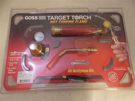 Goss Kx 5b Target Torch Air Acetylene Outfit 516 In B Cyl Reg
