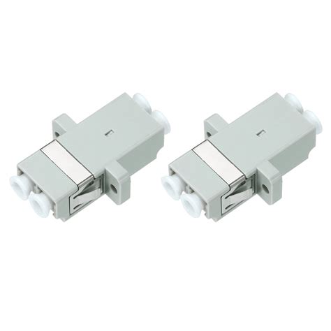 Uxcell Fiber Optic Coupler LC UPC Multi Mode Duplex For Network Internet Pack Walmart Com