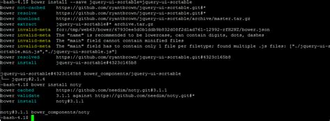 Bower Cannot Find A Package And Fails To Install New Packages Stack