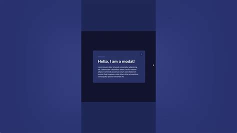 Create Beautiful Pop Up Modal Usin Html Css And Javascript Html Css